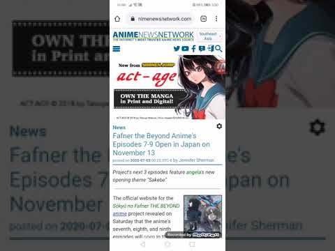 Fafner the Beyond Anime's Episodes 7-9 Open in Japan on 11/13