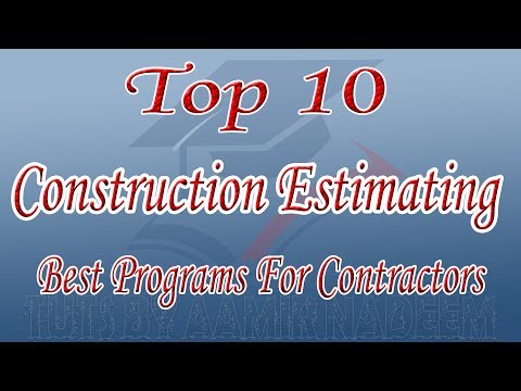 Top 10 Construction Estimating Software 10 Best Programs For Contractors Tuts by Aamir Nadeem