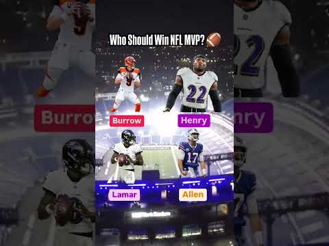Who Should Win NFL MVP? π€ #lamarjackson #joshallen #bills #ravens #mvp