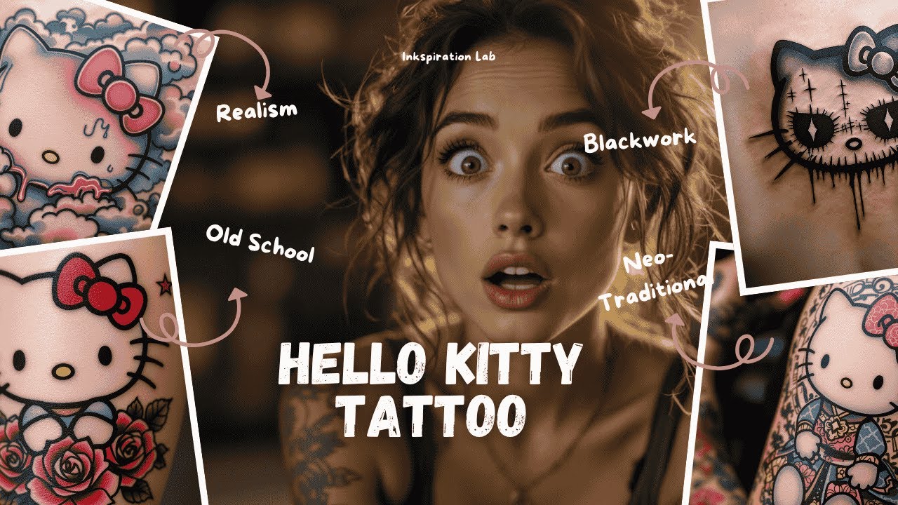 Cute & Cool Hello Kitty Tattoo Inspo!