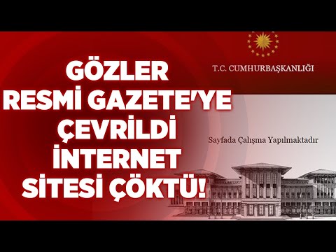 Gözler Resmi Gazete'ye Çevrildi İnternet Sitesi Çöktü! | Krt Haber