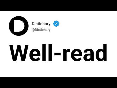 Well-read Meaning In English