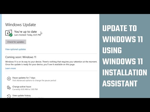 Update Windows 10 to 11 using Windows 11 Installation Assistant