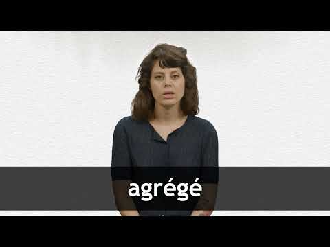 English Translation of “AGRÉGÉ” | Collins French-English Dictionary
