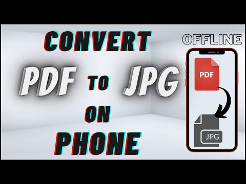 How To Convert PDF File to JPG Offline In Mobile (Android & IPhone)