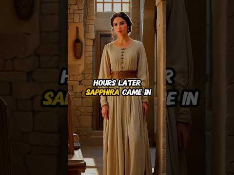 The Story of Ananias and Sapphira