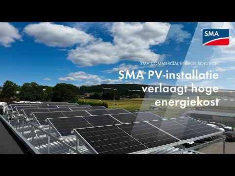 SMA PV-installatie verlaagt hoge energiekost | Toyotagarage Pieters