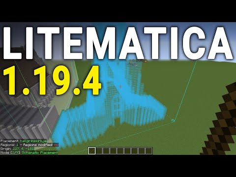 Litematica 1.19.4 - How To Download & Install the Schematica Mod in Minecraft 1.19.4