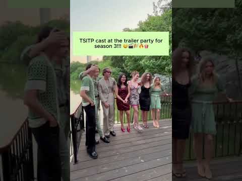 TSITP cast at the trailer party for season 3!!! 😃🎬🎉🔥🍿