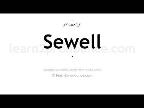 How to pronounce Sewell | English pronunciation