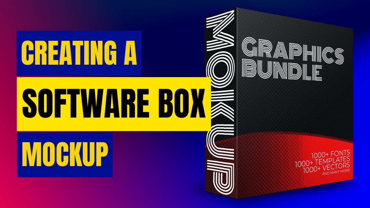 Create A Software Box Mockup