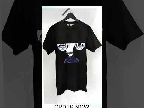 Printed Anime T-shirt ๐//#shorts #anime#gojo