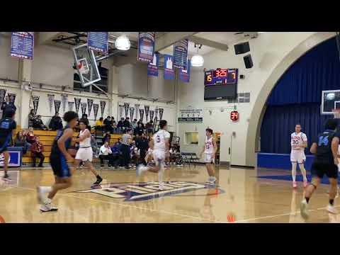 SJND Boys Basketball vs Encinal- 12/1/23- Amari T. for 3