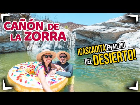 Cañon de la Zorra WATERFALL 🔴 Lodges and nature in BAJA CALIFORNIA SUR ► Sin Postal