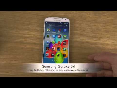 How To Delete / Uninstall an App on Samsung Galaxy S4