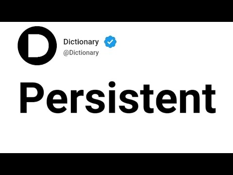 Persistent Meaning In English