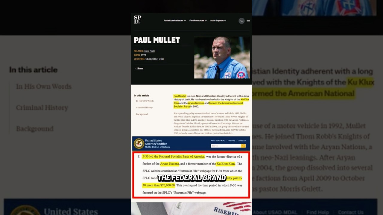 SPLC. GUILTY. INVESTIGATE. MAKE IT STICK.
