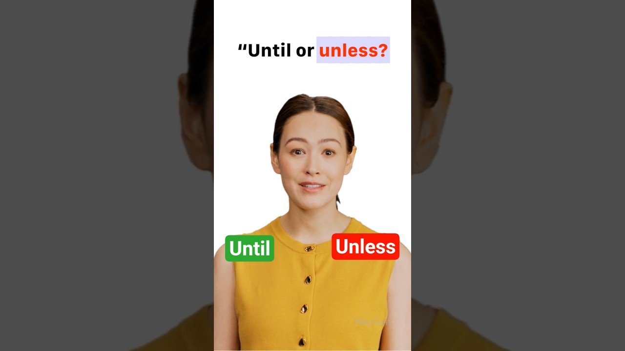 Until vs Unless – Know the Difference!#English with caroline.# SpeakFluent