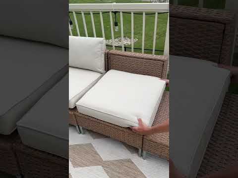 Outdoor patio cloud couch ☁️🛋️ #amazonsummermusthaves #patiofurniture #outdoorspaces