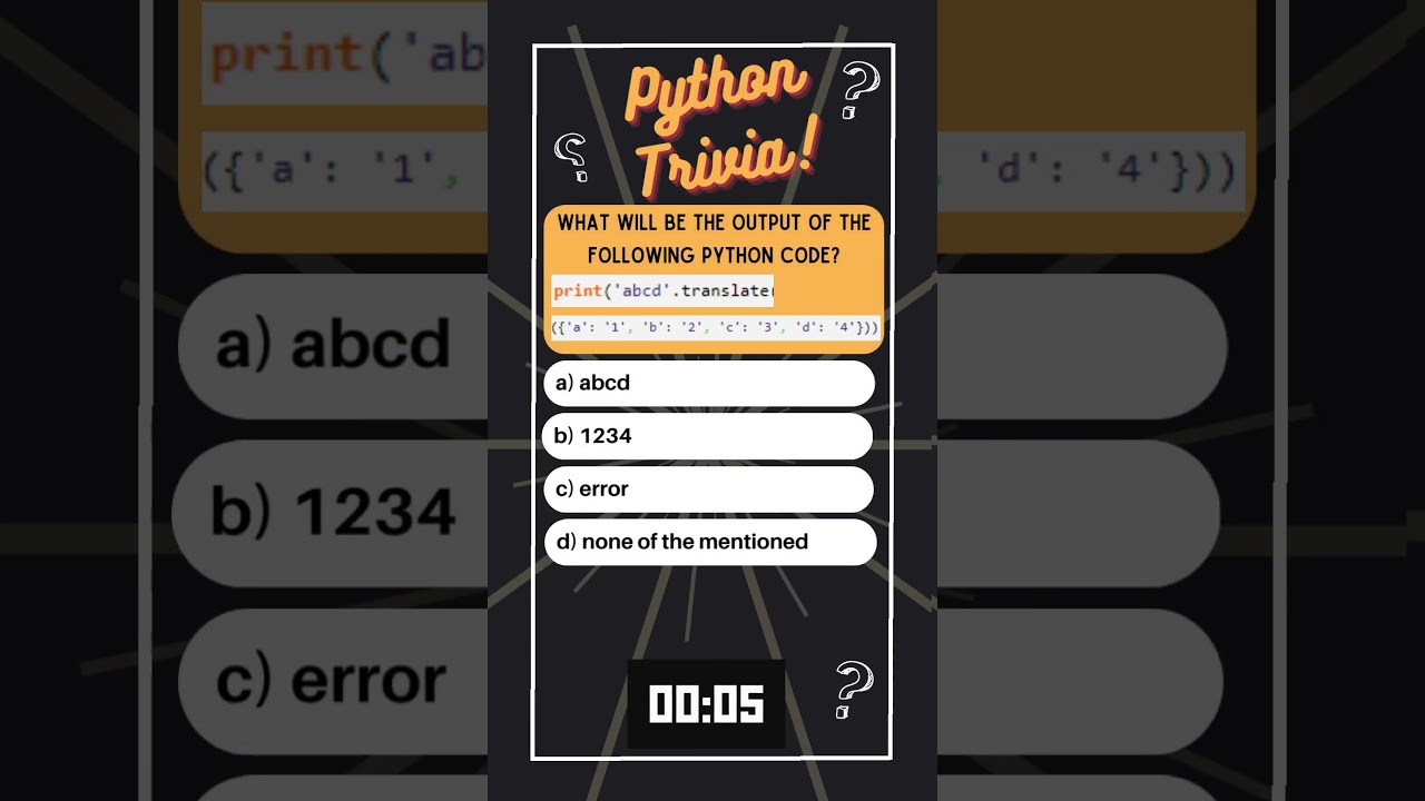 Python Trivia   String 128 #coding #python #techcommunity #shorts #trending #viral #datascience