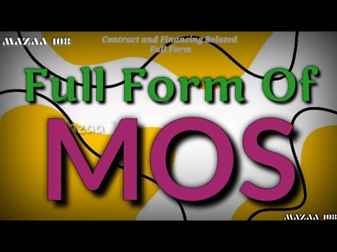 Full Form of MOS | MOS full form | Full Form MOS | MOS Stands for | MOS Means | Meaning of MOS
