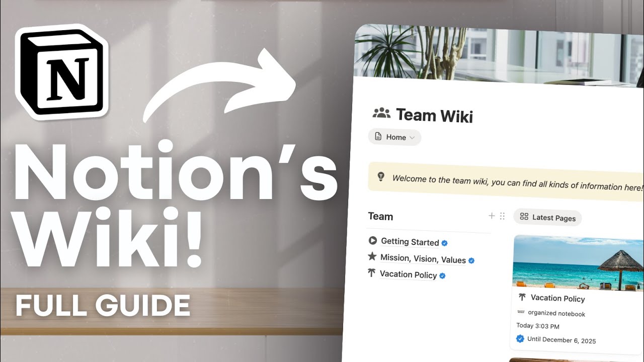 How to Create a Wiki in Notion? | Full Guide & Tutorial