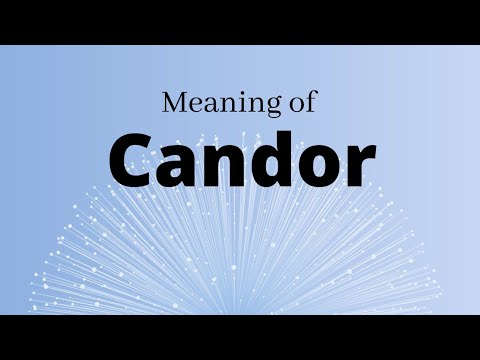 Meaning of Candor