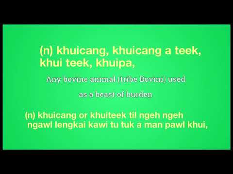 ox meaning in English Ngawn