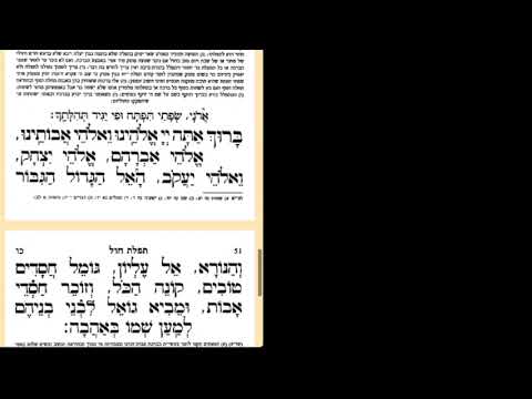 Shacharit Part 3: Shema and its blessing and Amida (Nusach Chabad - Siddur Tehilas Hashem)