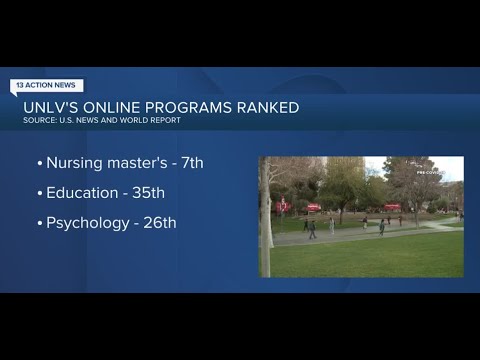 UNLV's online programs ranked