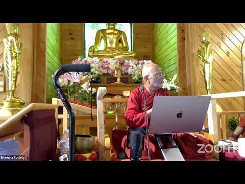 Bhavana Society Monastic Retreat 2024 - Day 2 - Bhante G: Guided Meditation and Dhamma Talk
