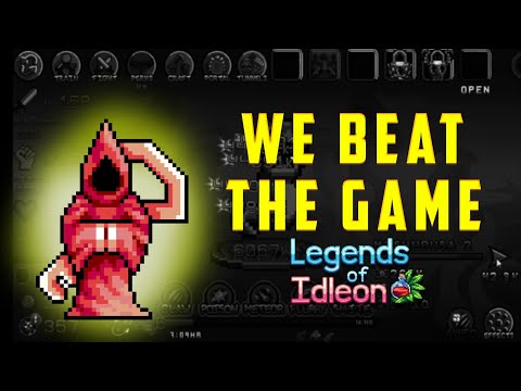 Legends of idleon We beat the game! |  Idle skilling trophy