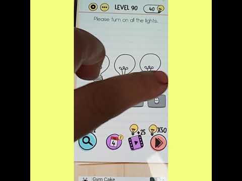 #Tricky #Brain test #Level 90 solution & walkthrough "Please turn on all the lights"