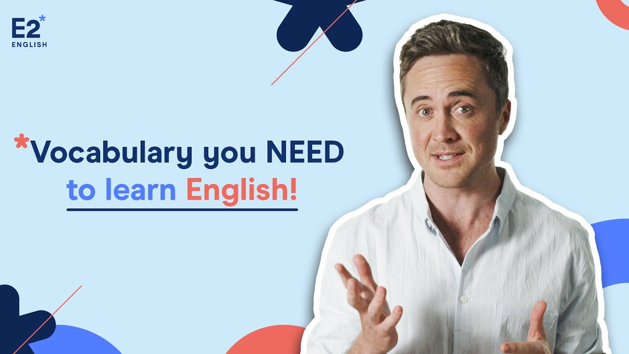 Vocabulary you NEED to learn English!