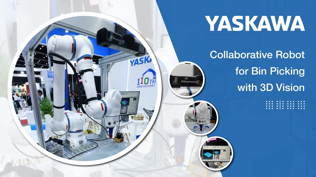 YASKAWA - Collaborative Robot for Bin Picking with 3D Vision