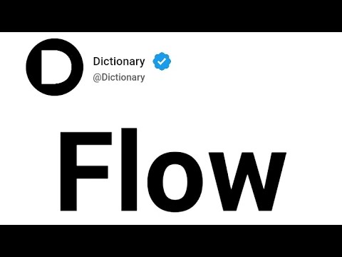 Flow Meaning In English