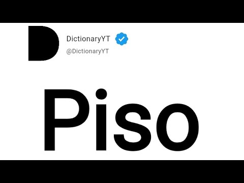 Piso Meaning in English