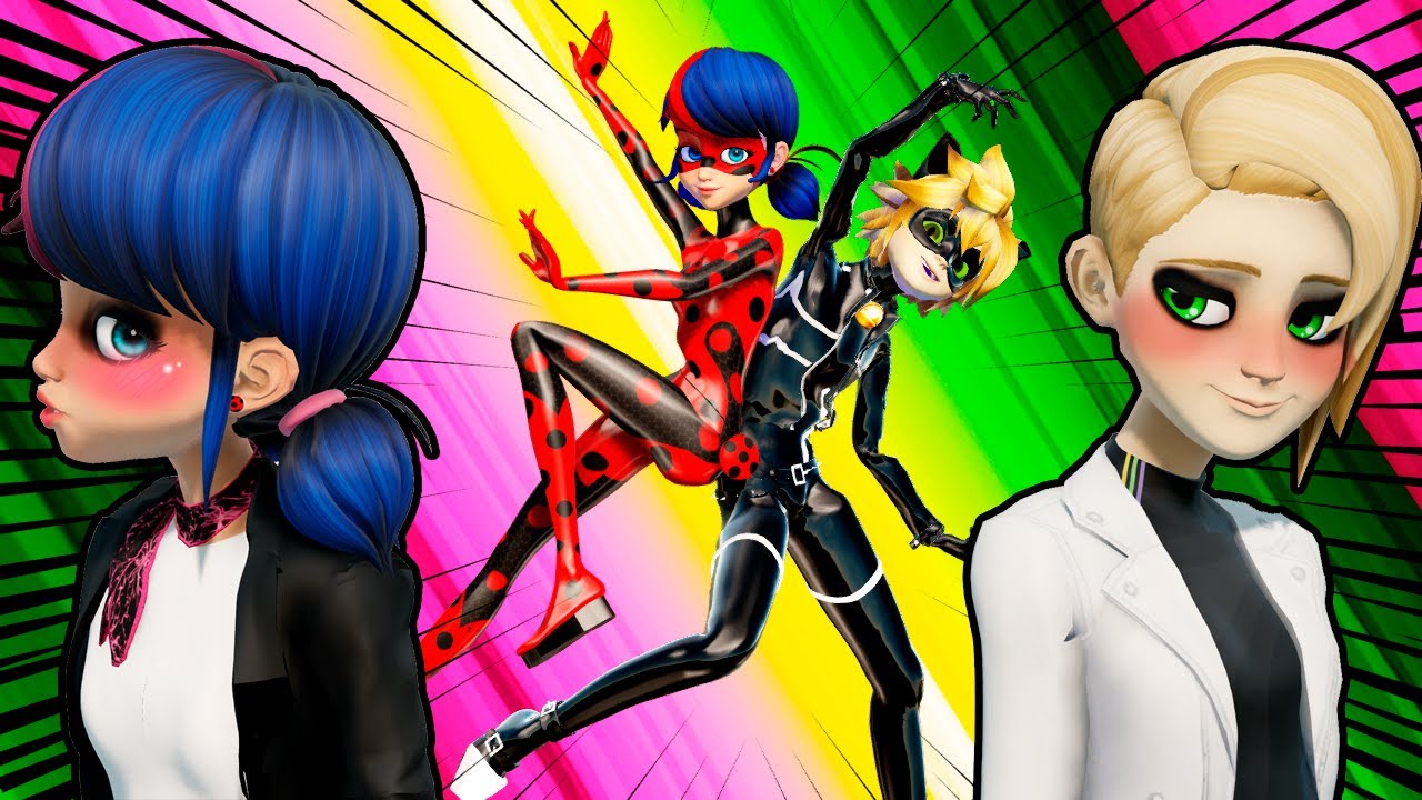 [Miraculous Ladybug MULTIVERSE] GOOD Shady Bug & Claw Noir Transformation (+ DUET)