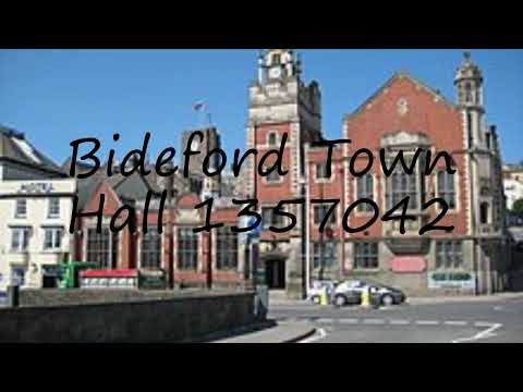 How to pronounce Bideford Town Hall    1357042 in English?