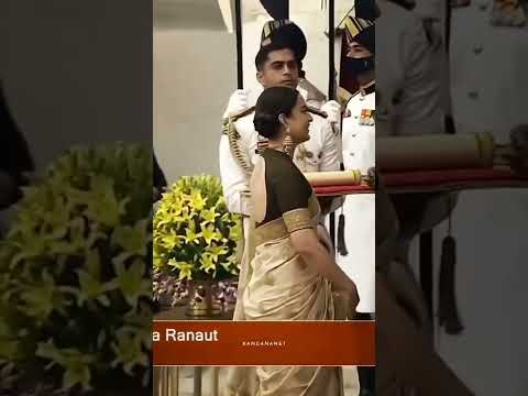 Kangana Ranaut awarded Padmashri by President Kovind || #kanganaranaut #bollywood #viral #shorts