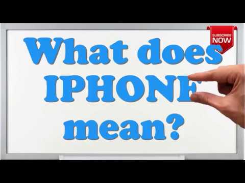 What is the full form of IPHONE?