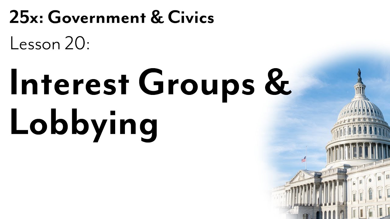 Interest Groups & Lobbying (Lesson 20)