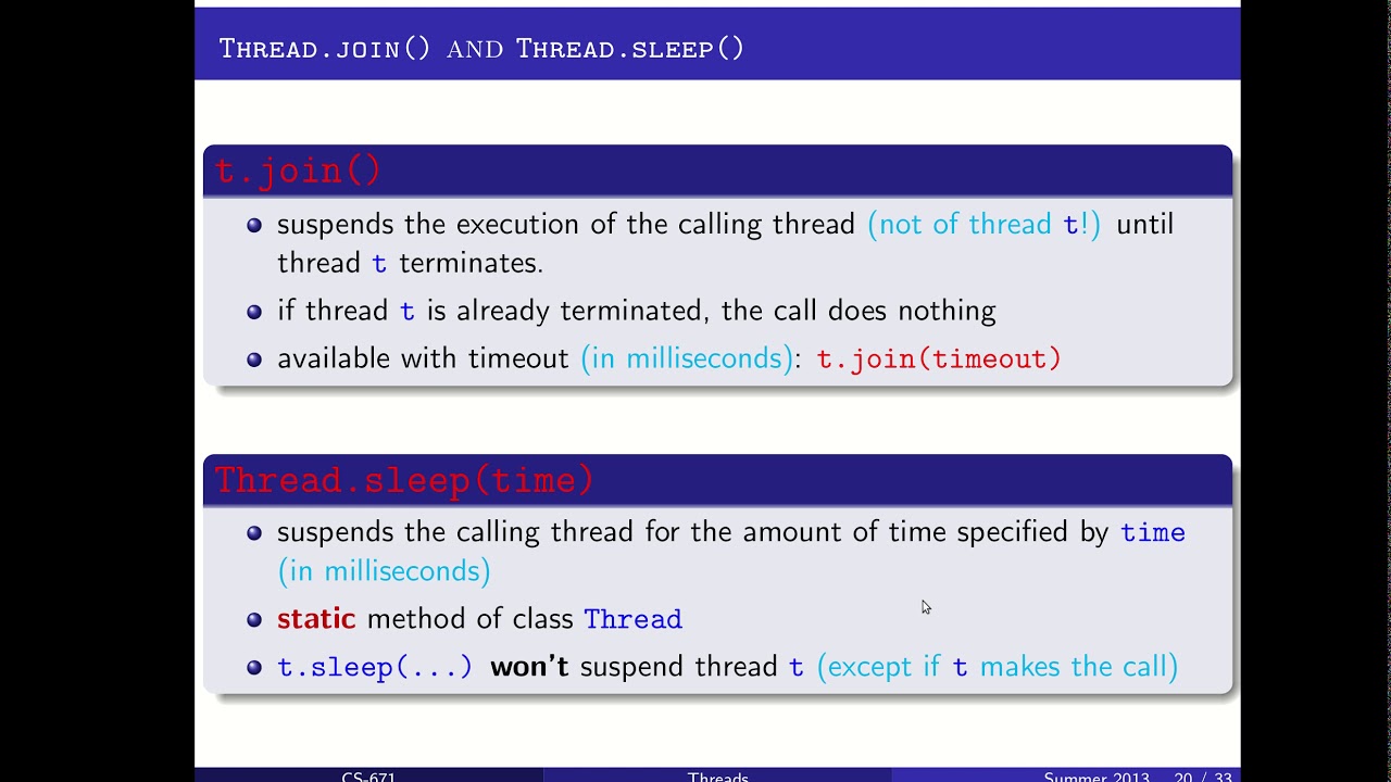 Java Threads: Synchronization