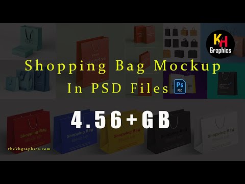 Shopping Bag Mockup Download In PSD Files KH Graphics