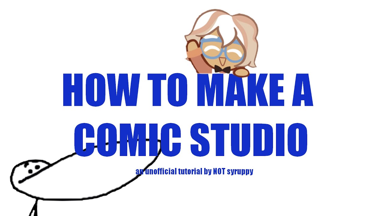 how 2 make comic studio