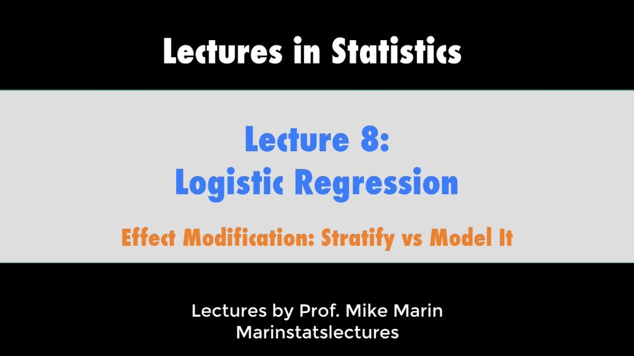 8.3 Effect Modification: Stratifying vs Modelling With Interaction Term