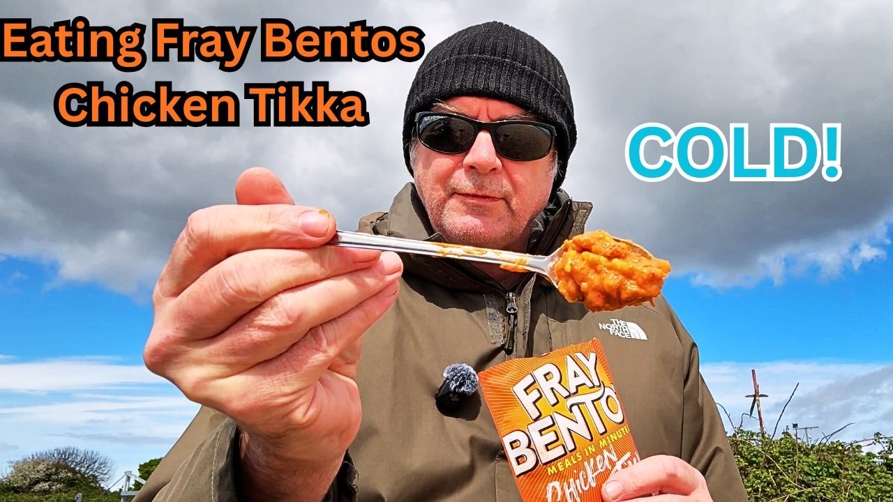 Eating Fray Bentos Chicken Tikka, COLD! How Is It?