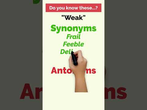 Common English Synonyms and Antonyms = 🚫 #basicenglishquiz