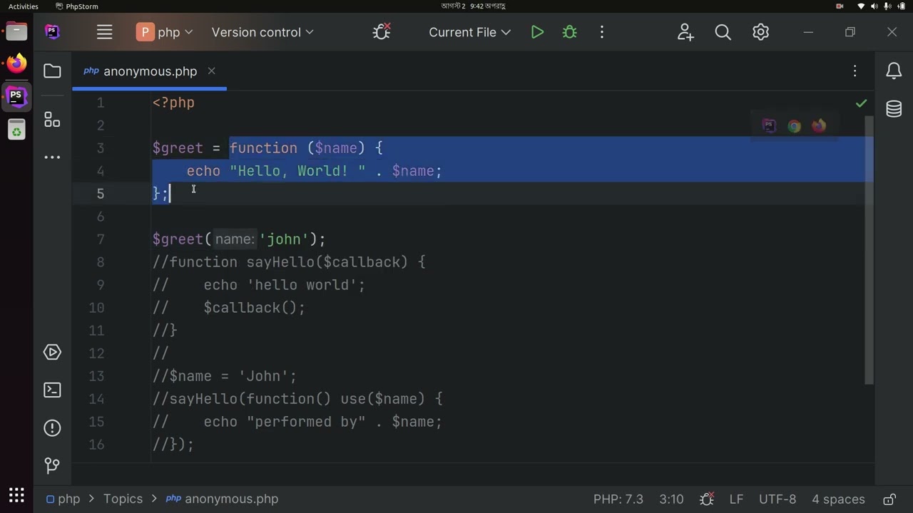 PHP Tutorial: Mastering Anonymous Function or Closure in PHP