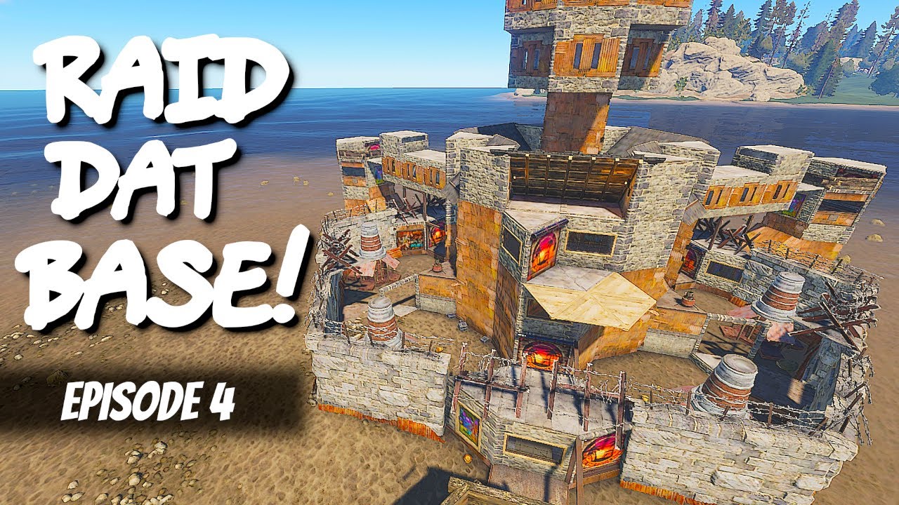 RUST - Raiding This HUGE Base Design - Raid Dat Base